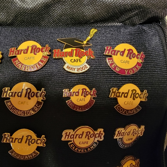 Hard Rock Cafe | Other | Hard Rock Cafe City Logo Pins | Poshmark